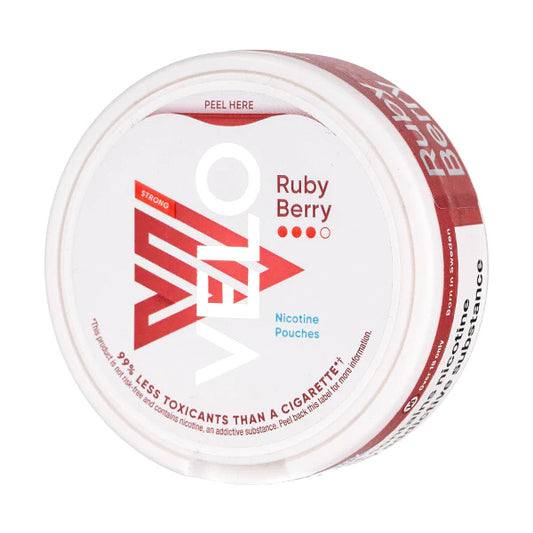 VELO - Ruby Berry Nicotine Pouches (10mg) - 100% Tobacco Free | Alternix